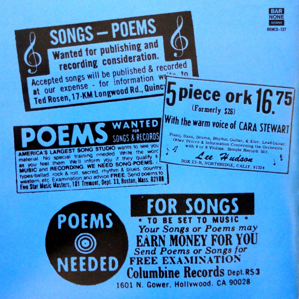 From The Stacks: The American Song-Poem Anthology – Why It Matters