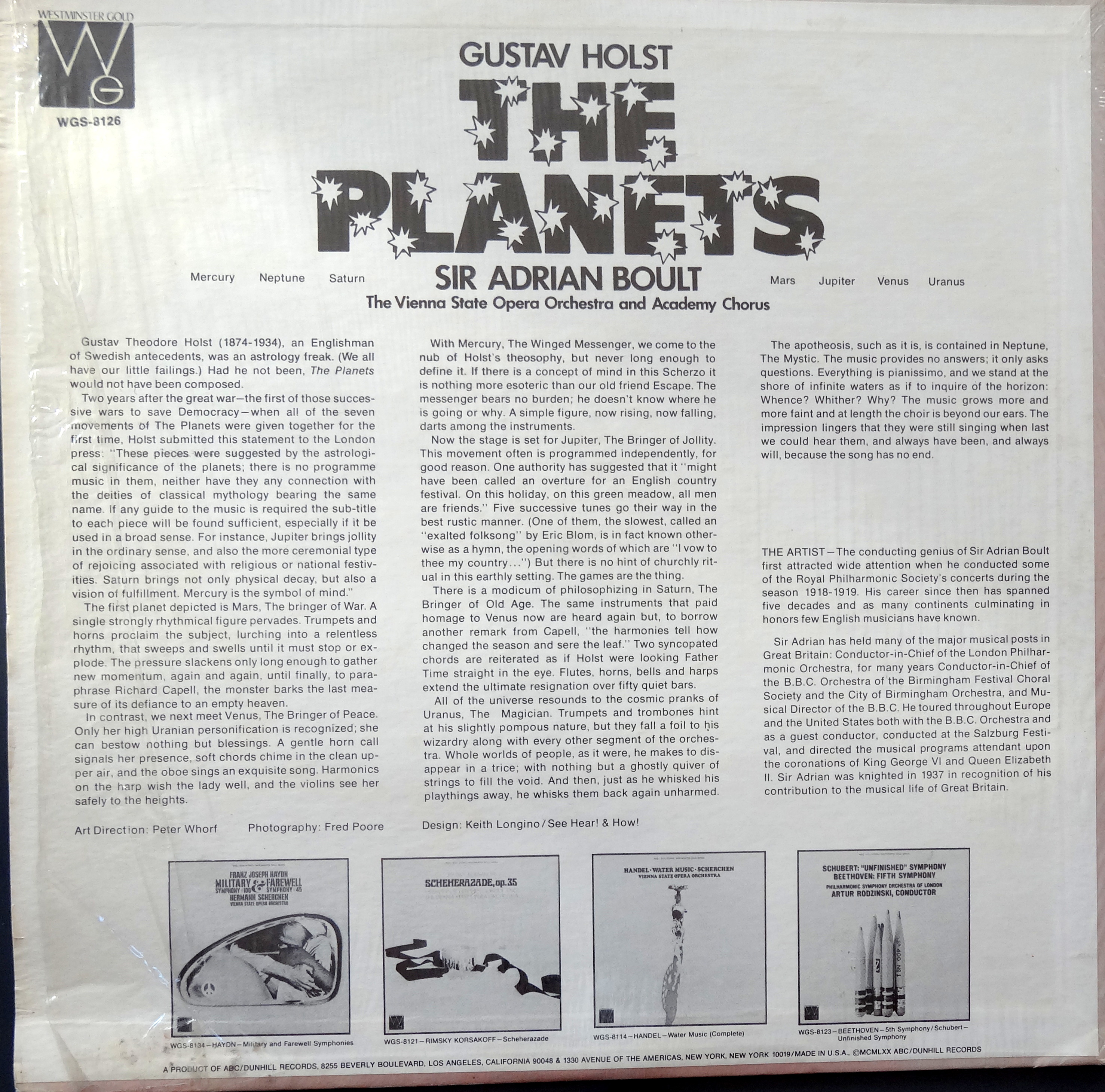 From The Stacks: Holst, ‘The Planets’ (With A Super Cruddy Sci-Fi ...
