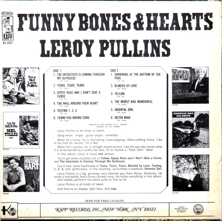 From The Stacks: Leroy Pullins, ‘Funny Bones & Hearts’ – Why It Matters