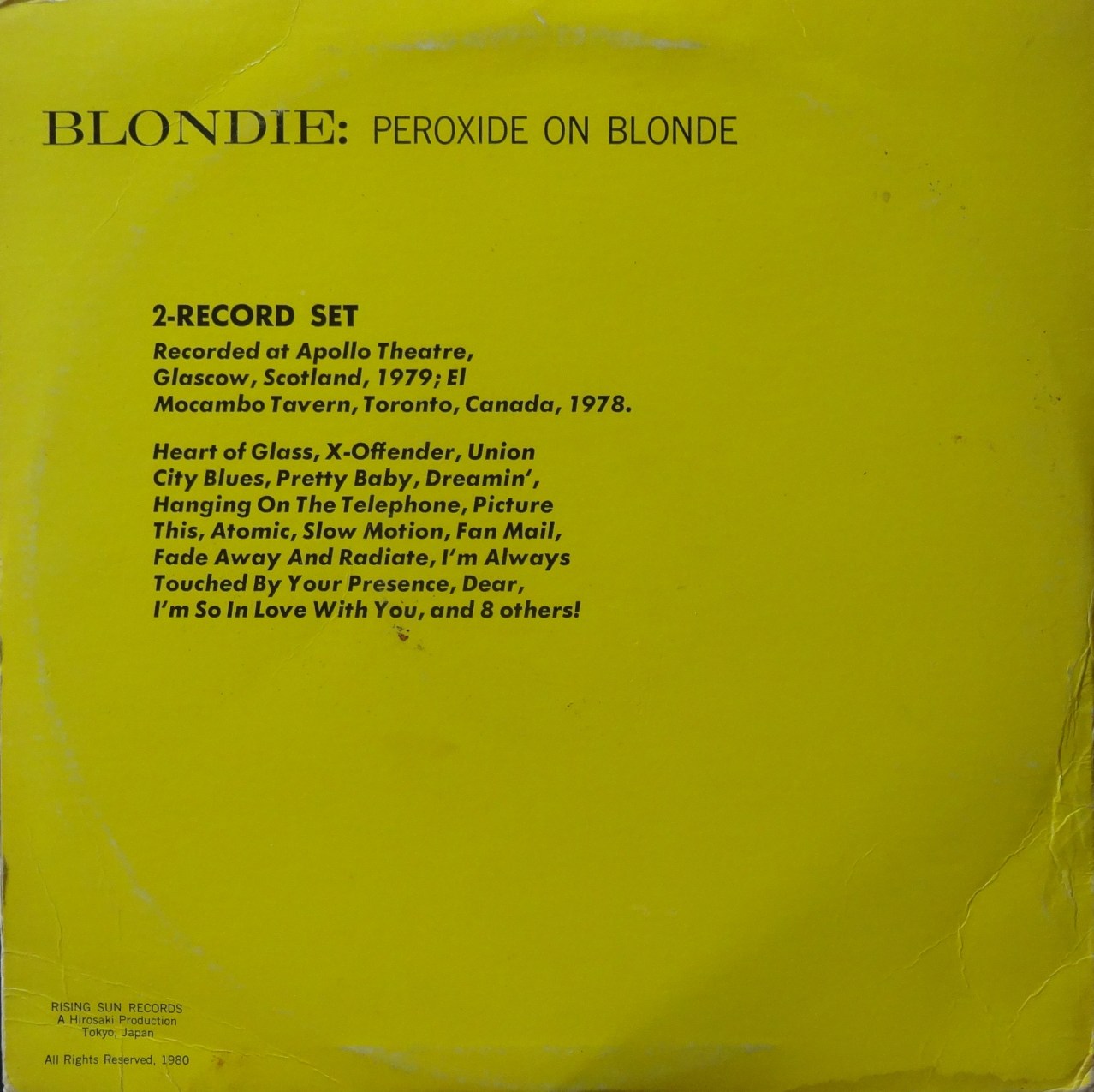 From The Stacks: Blondie, ‘Peroxide On Blonde’ – Why It Matters