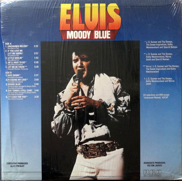 From The Stacks: Elvis Presley, ‘Moody Blue’ (Colored Vinyl) – Why It ...