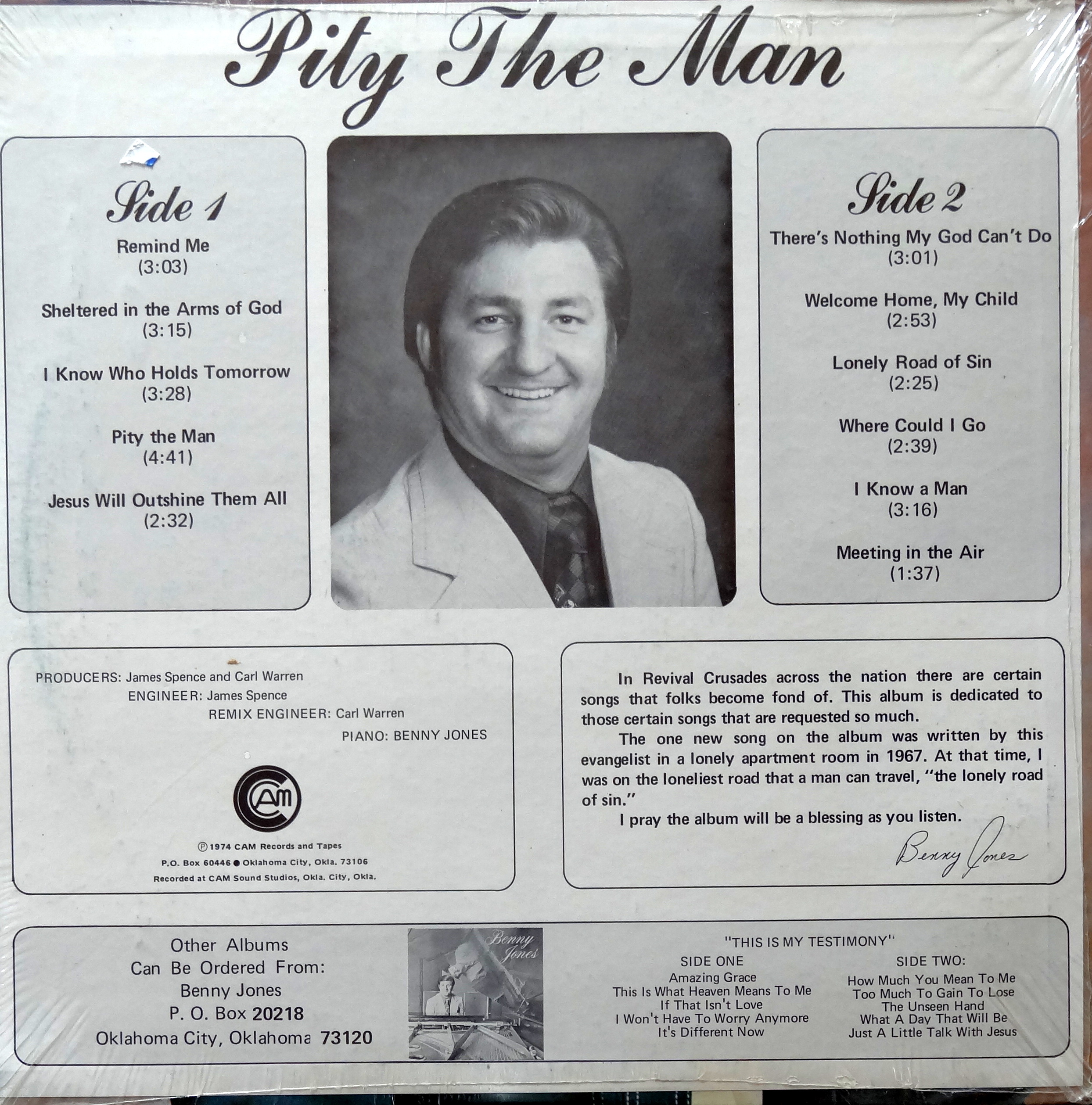 From The Stacks: Benny Jones, ‘Pity The Man’ – Why It Matters