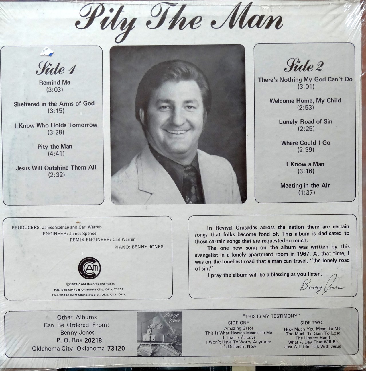From The Stacks: Benny Jones, ‘Pity The Man’ – Why It Matters