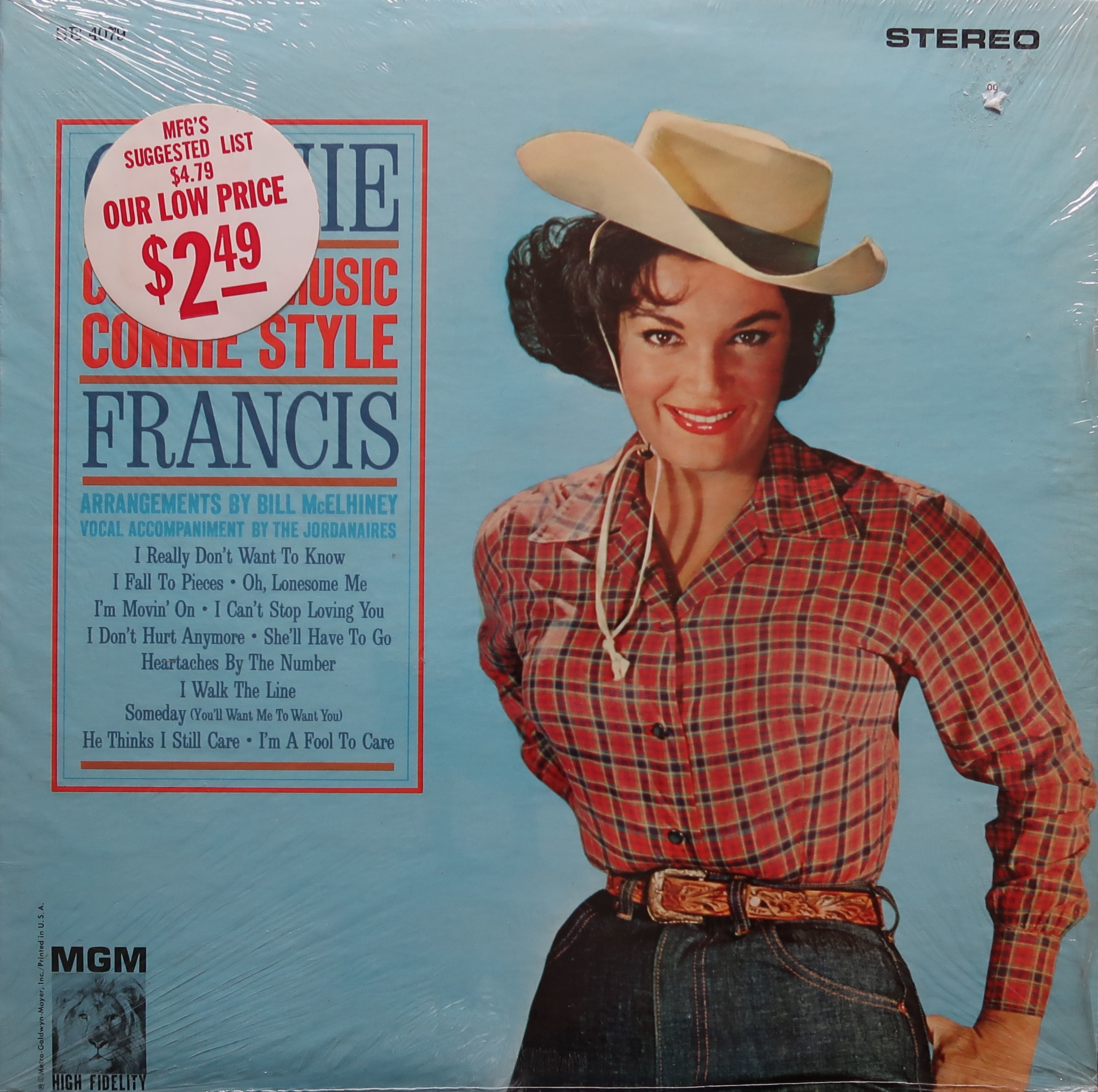 Cheesecake Cover of the Week: Connie Francis, ‘Country Music Connie ...