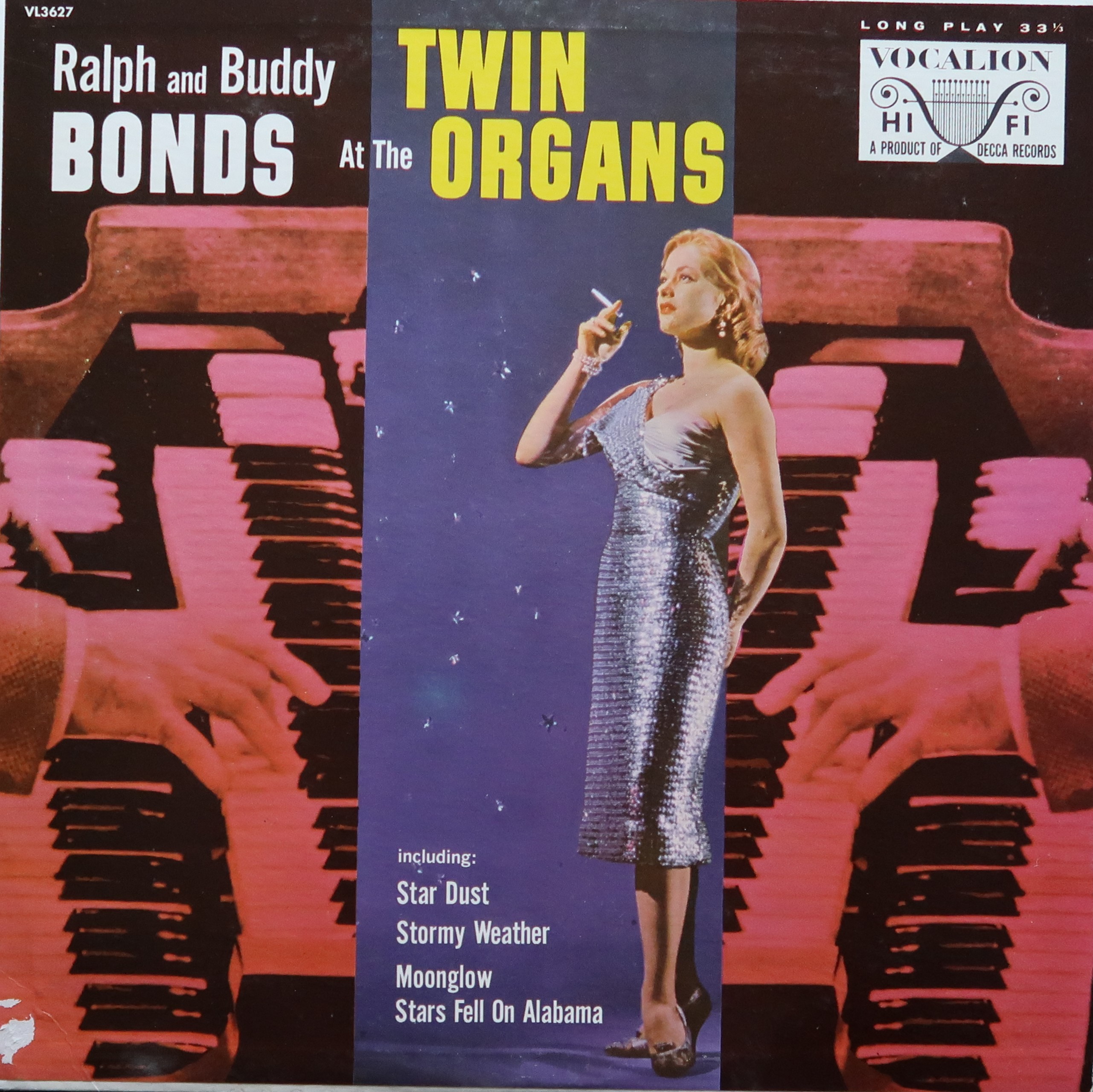 Cheesecake Cover of the Week: ‘Ralph and Buddy Bonds at the Twin Organs ...